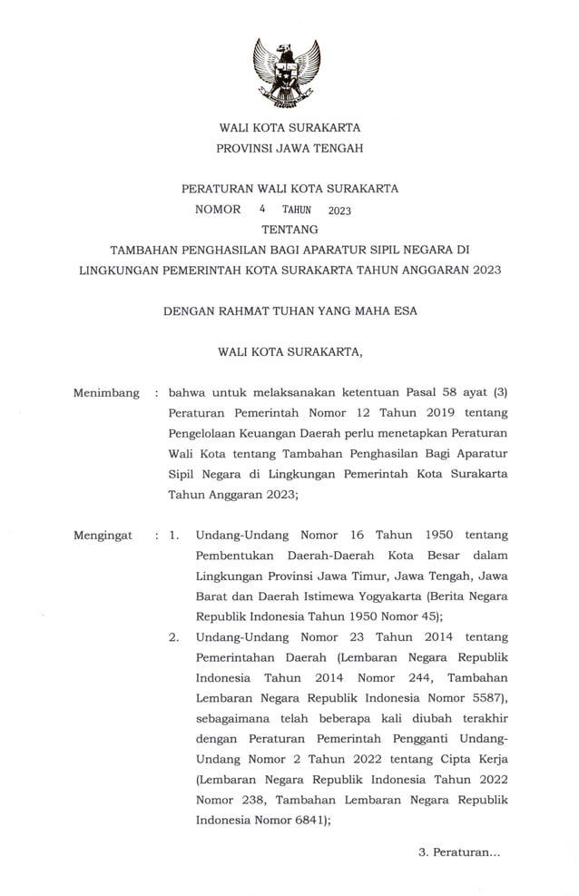 Perwali Surakarta 4_2023 TTG TPP ASN KOTA SURAKARTA T.A 2023.pdf