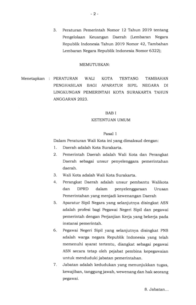 Perwali Surakarta 4_2023 TTG TPP ASN KOTA SURAKARTA T.A 2023.pdf