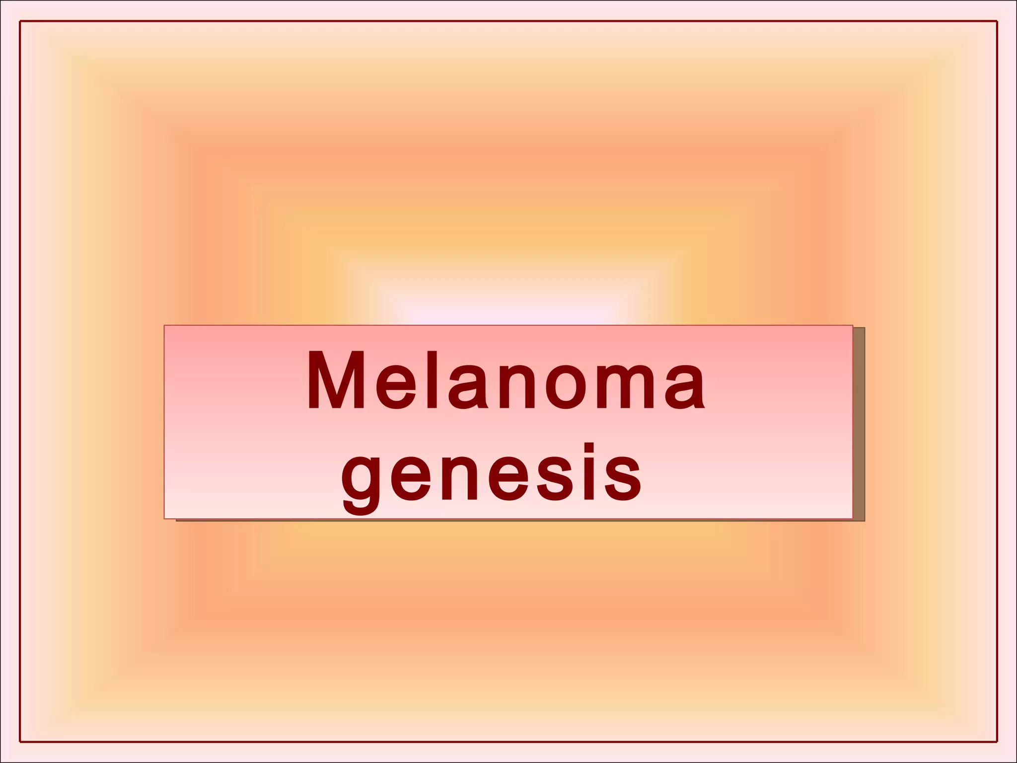 Melanoma epidemiology, etiopathogenesis and prevention - Professor ...
