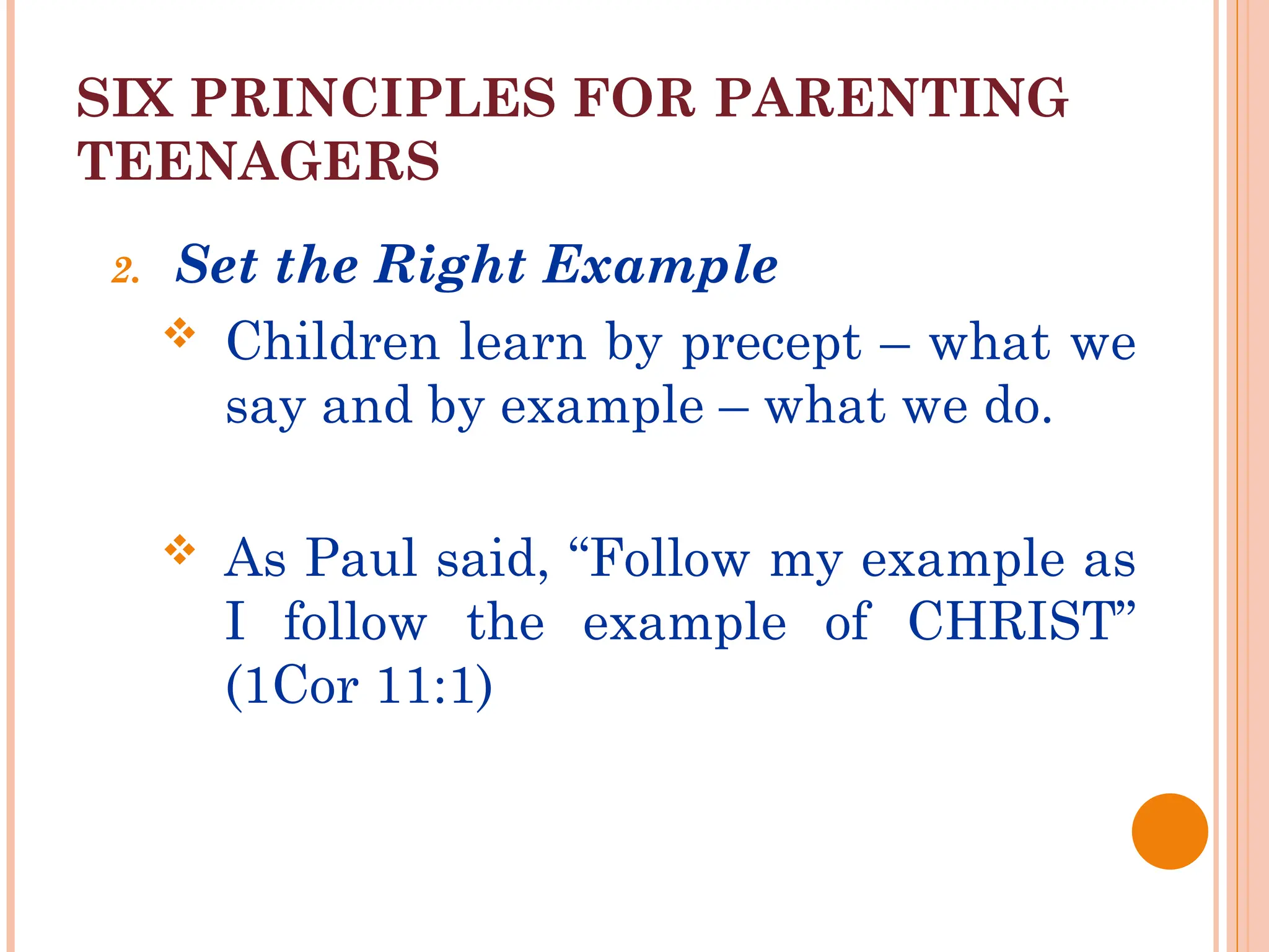 PES Responsible Parenting lecture to parents | PPT