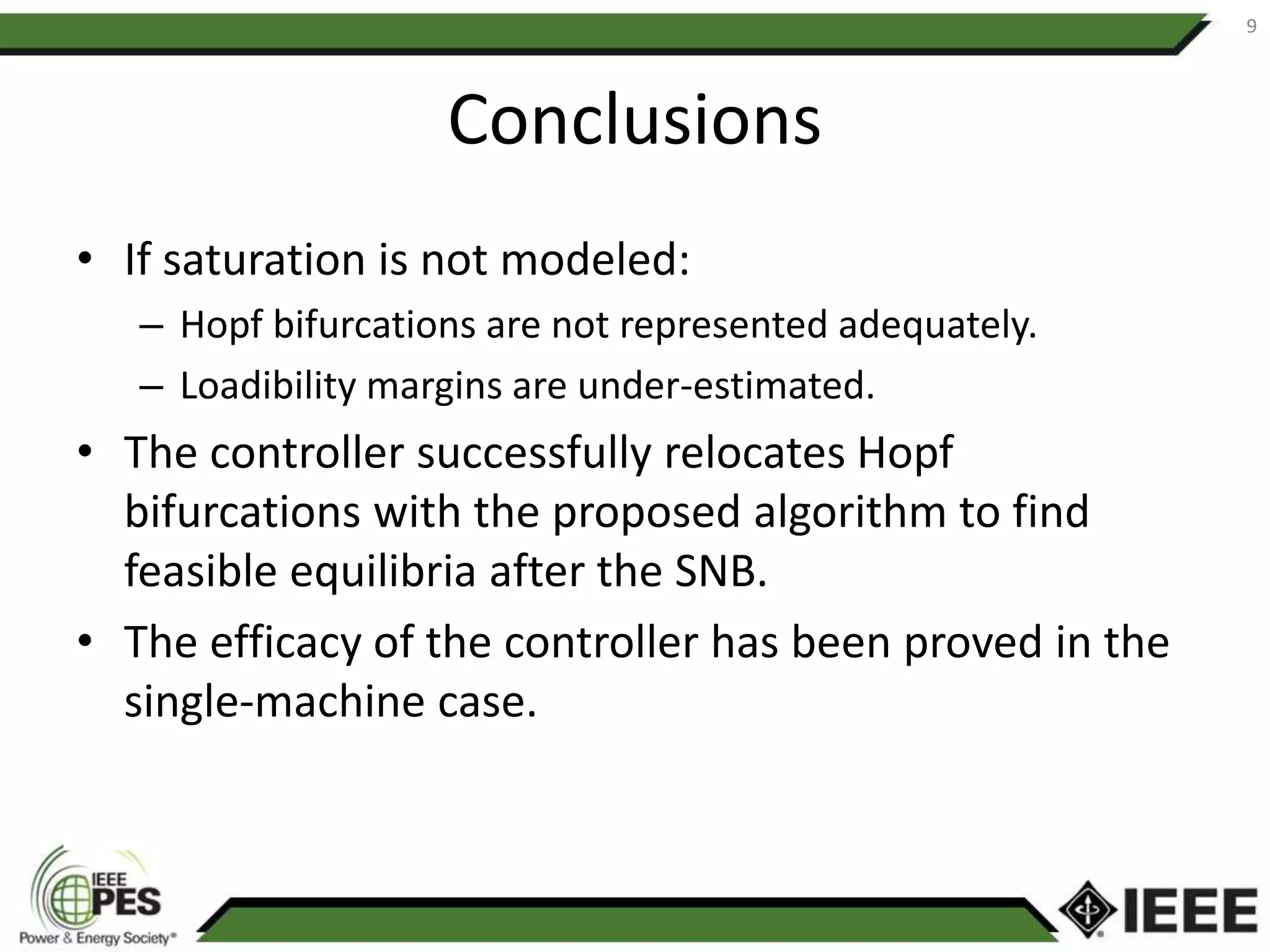 Hopf Bifurcation Control of Power System Nonlinear Dynamics via a ... Hopf Bifurcation Control of Power System Nonlinear Dynamics via a ...
