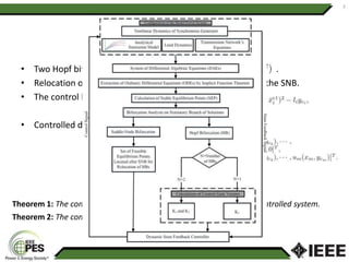 Hopf Bifurcation Control of Power System Nonlinear Dynamics via a Dynamic State Feedback ...