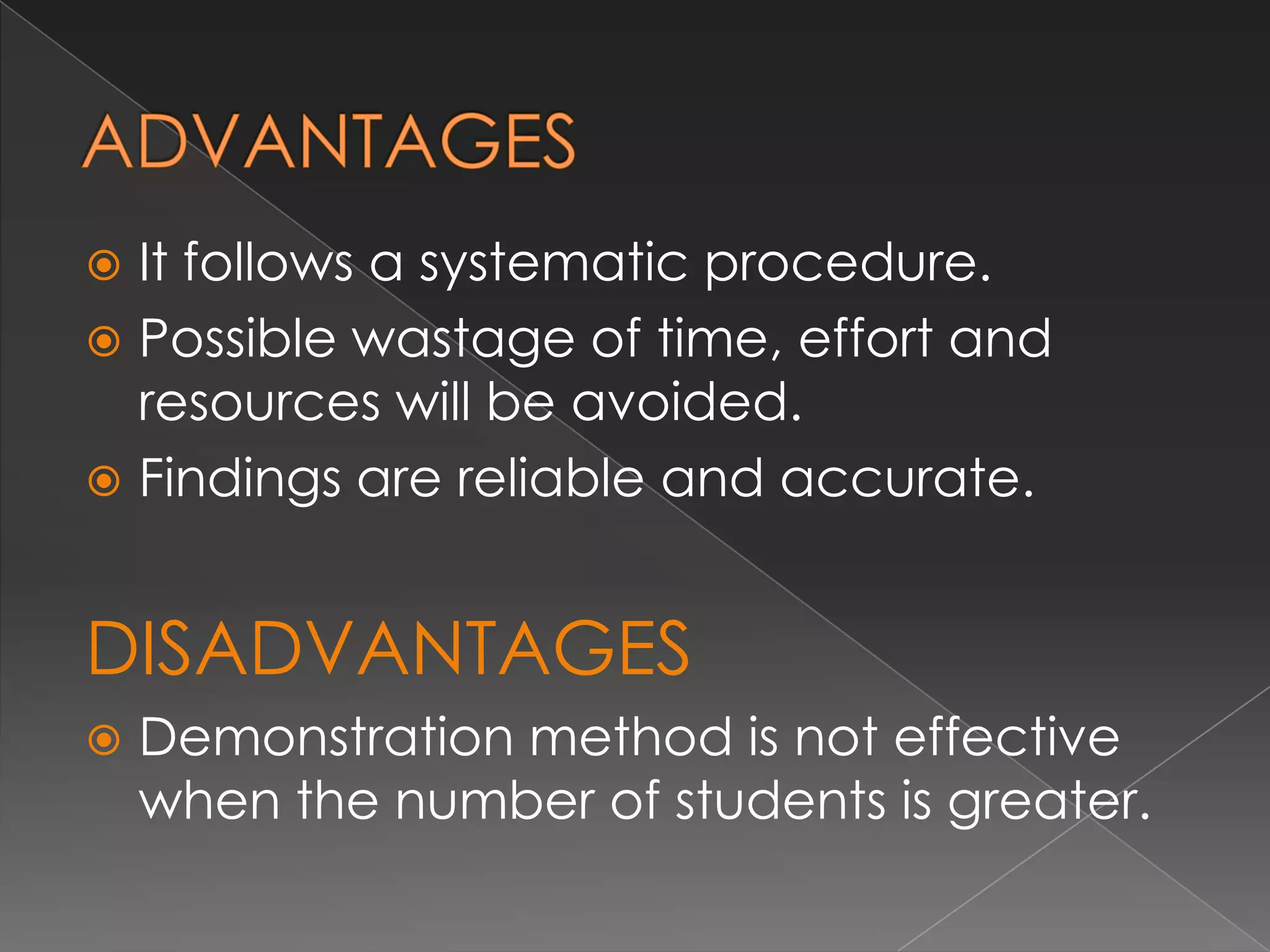 teaching method - demonstration method | PPTX