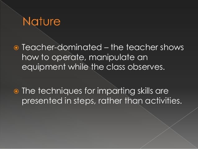 teaching method - demonstration method teaching method - demonstration method