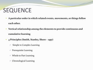 Dimensions and Principles of Curriculum Design | PPTX
