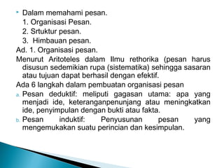 ILMU KOMUNIKASI - Pesan | PPT
