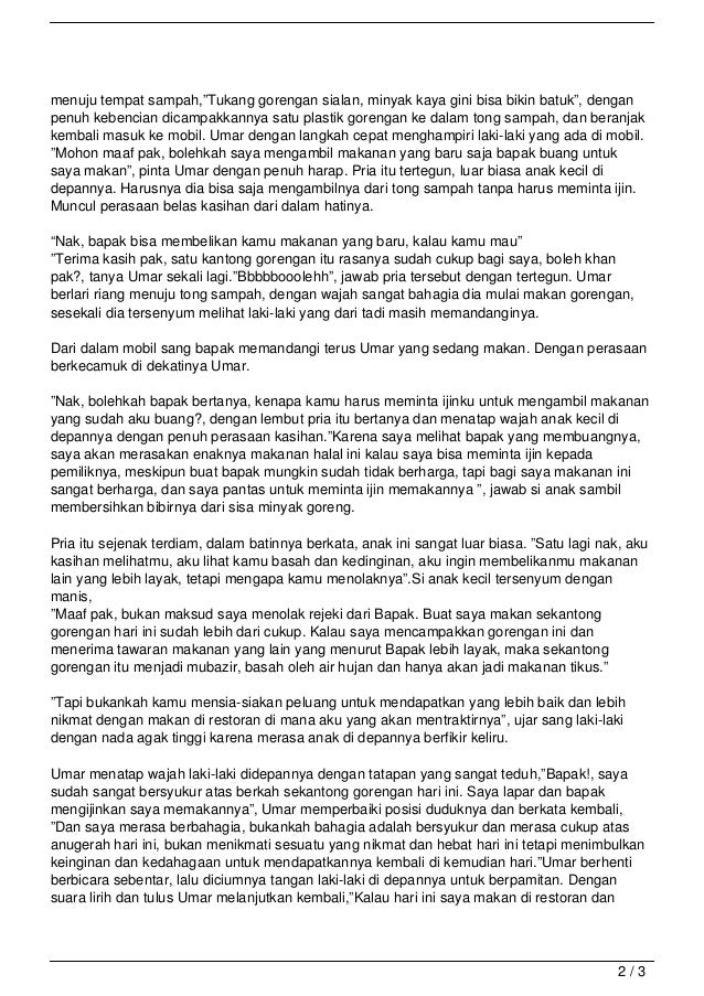Contoh Cerita Inspiratif Nyata Beserta Strukturnya Viral Update ... Contoh Cerita Inspiratif Nyata Beserta Strukturnya Viral Update ...