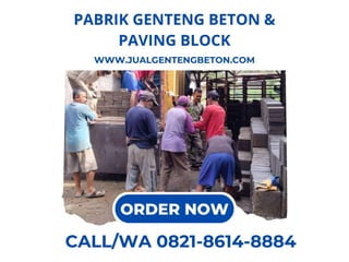 PESAN SEKARANG, Paving Jalan | PDF