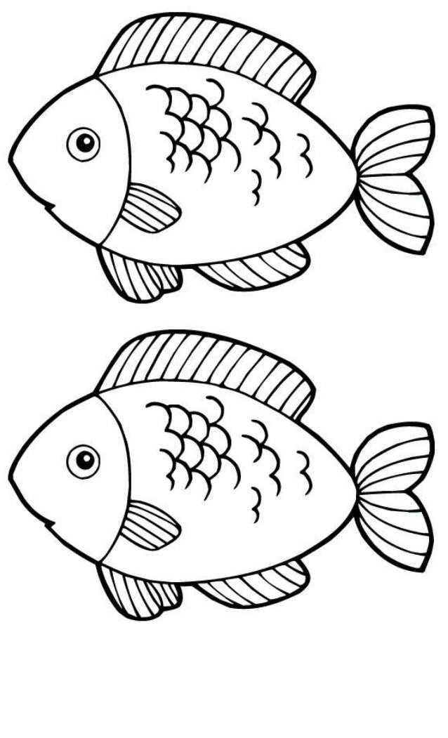 Moldes Pez Fisch Molde Fische Pesci Sagome Pescado Peixes Peces Modello ...