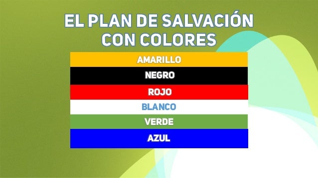 El Plan de Salvación en colores