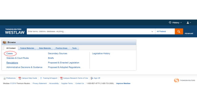 Introduction to Criminal Law Using Westlaw - Pesca | PPT