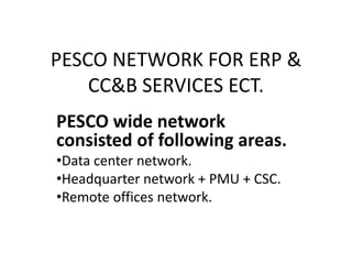 PESCO network - V1.pptx | Computer Networking | Computing