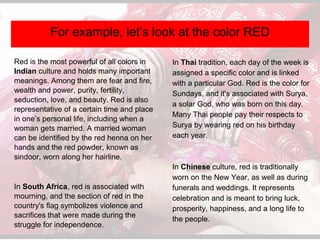 Tbt color symbolism | PPTX