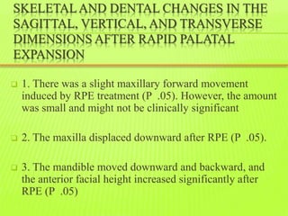 HOW to measure CBCT BEFORE AND AFTER MID PALATAL SUTURE OPENING | PPTX
