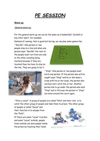 Badminton. P.E. Session | PDF