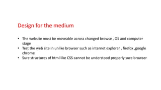 Web Design Presentation | PPTX