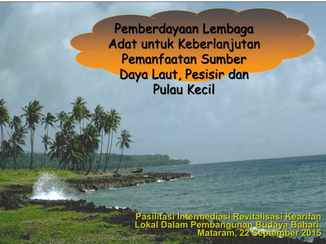 Awik-awik pesisir laut dan pulau kecil | PPTX