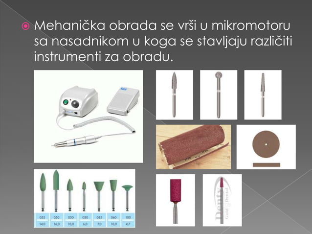 Peskiranje, mehanicka obrada i poliranje | PPT
