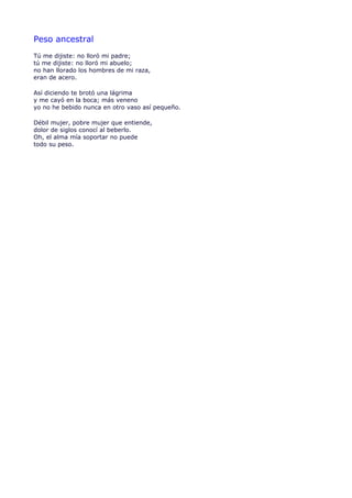 Peso Ancestral | DOC