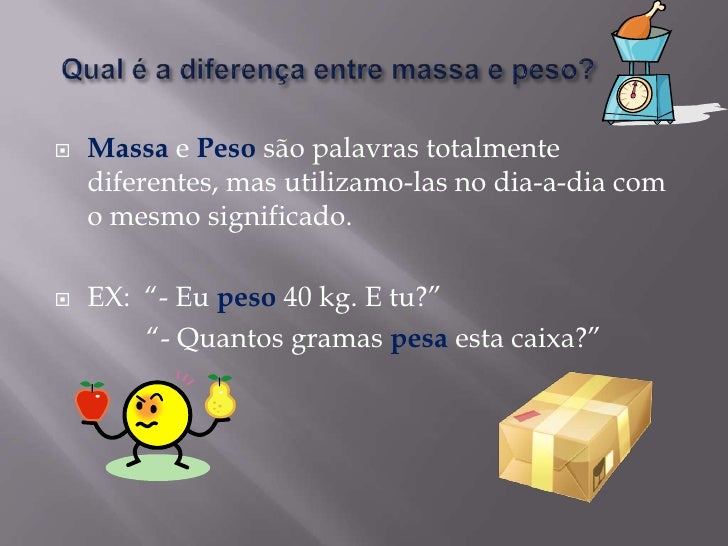 Peso e massa