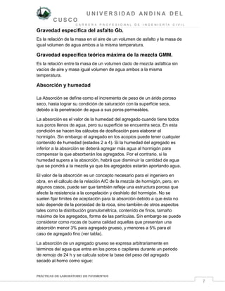 Peso específico y peso unitario de agregados finos | PDF