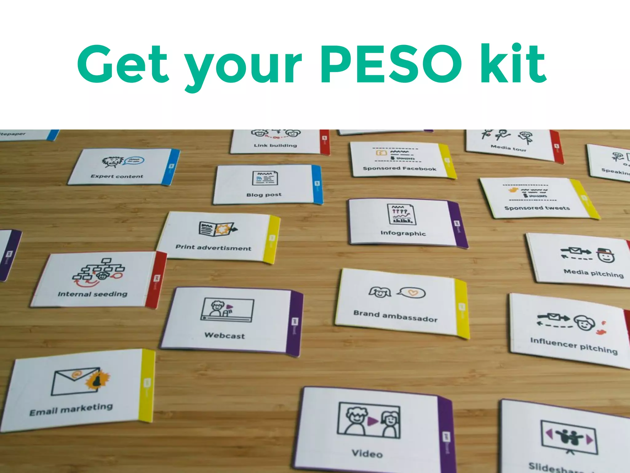 PESO model visual communication planning cards and workflow | PDF