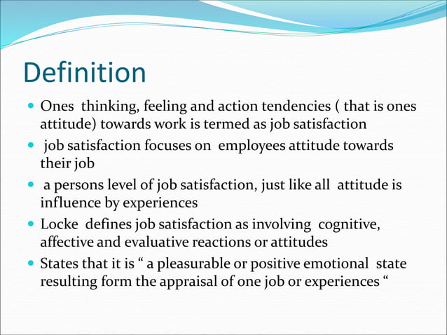 Personality, attitudes and_job_satisfaction | PPT