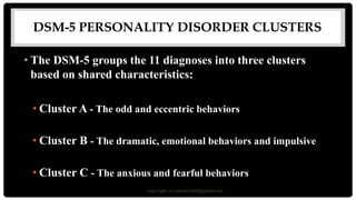 Personality disorders | PPT