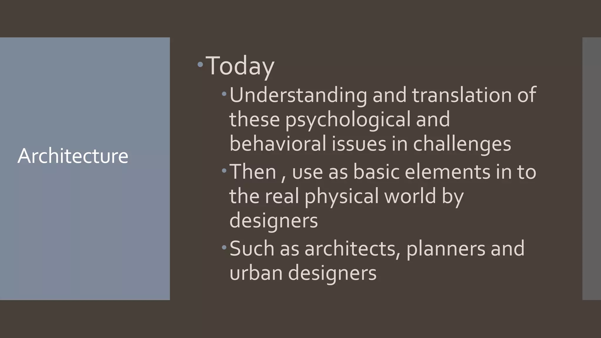 Pesonal space , territory ,crowding ,privacy and psychology of space ...