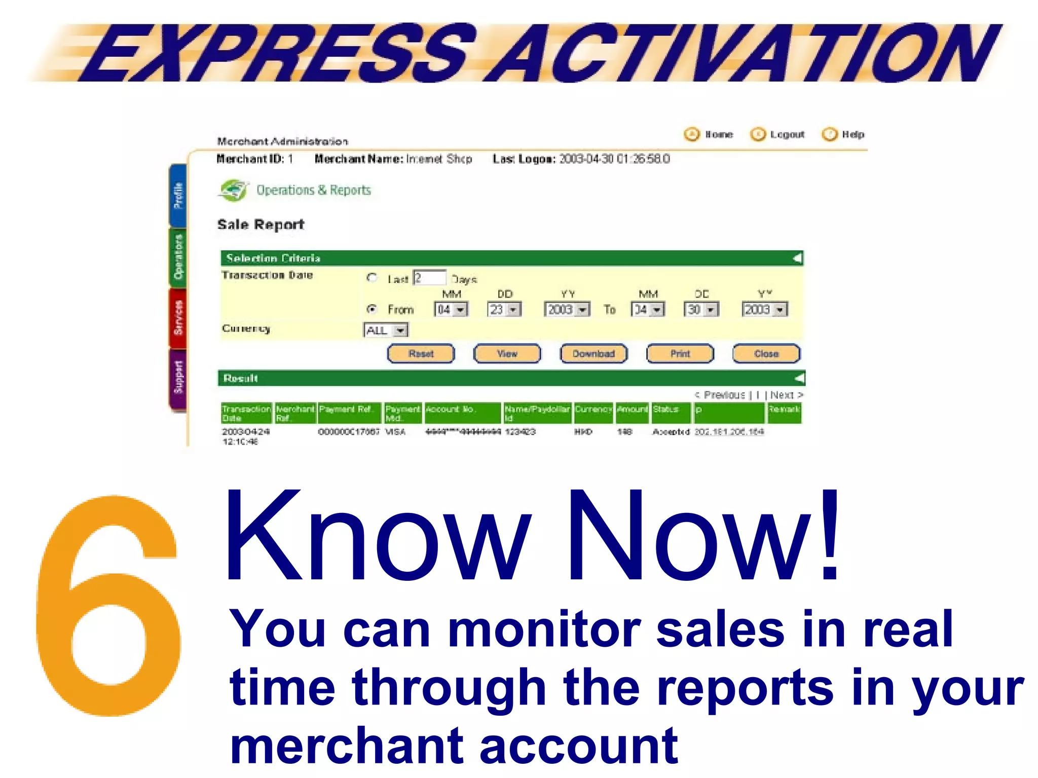 PesoPay Express Activation | PPT