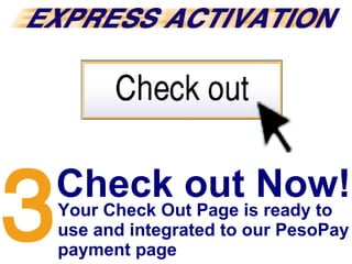 PesoPay Express Activation | PPT