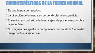 Peso y fuerza normal.. | PPTX