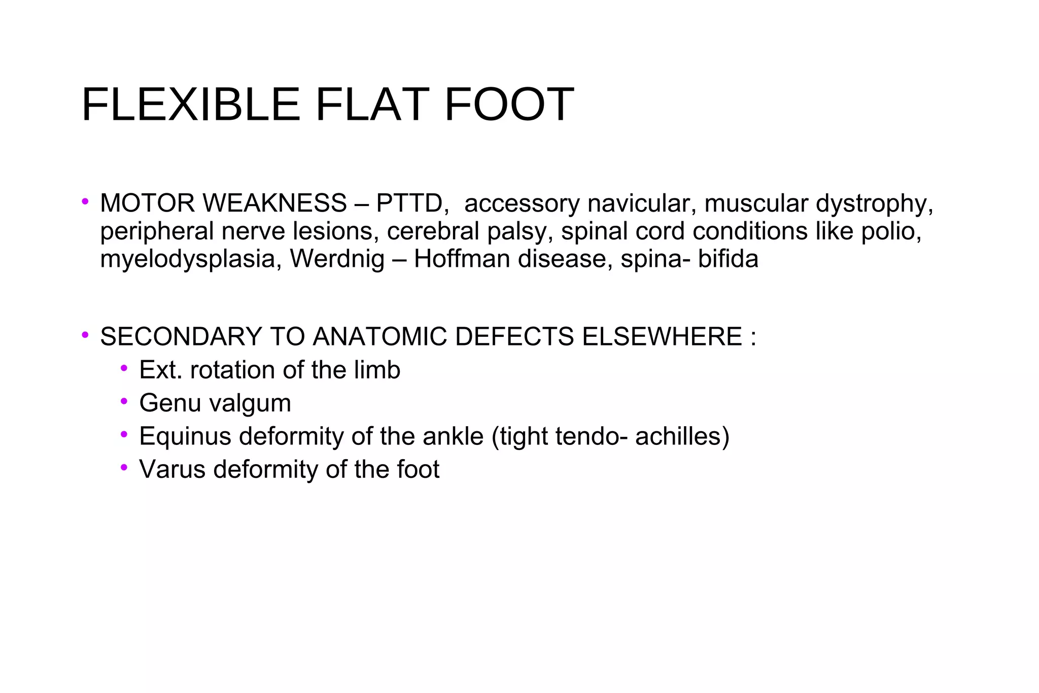 Pes planus | PPT
