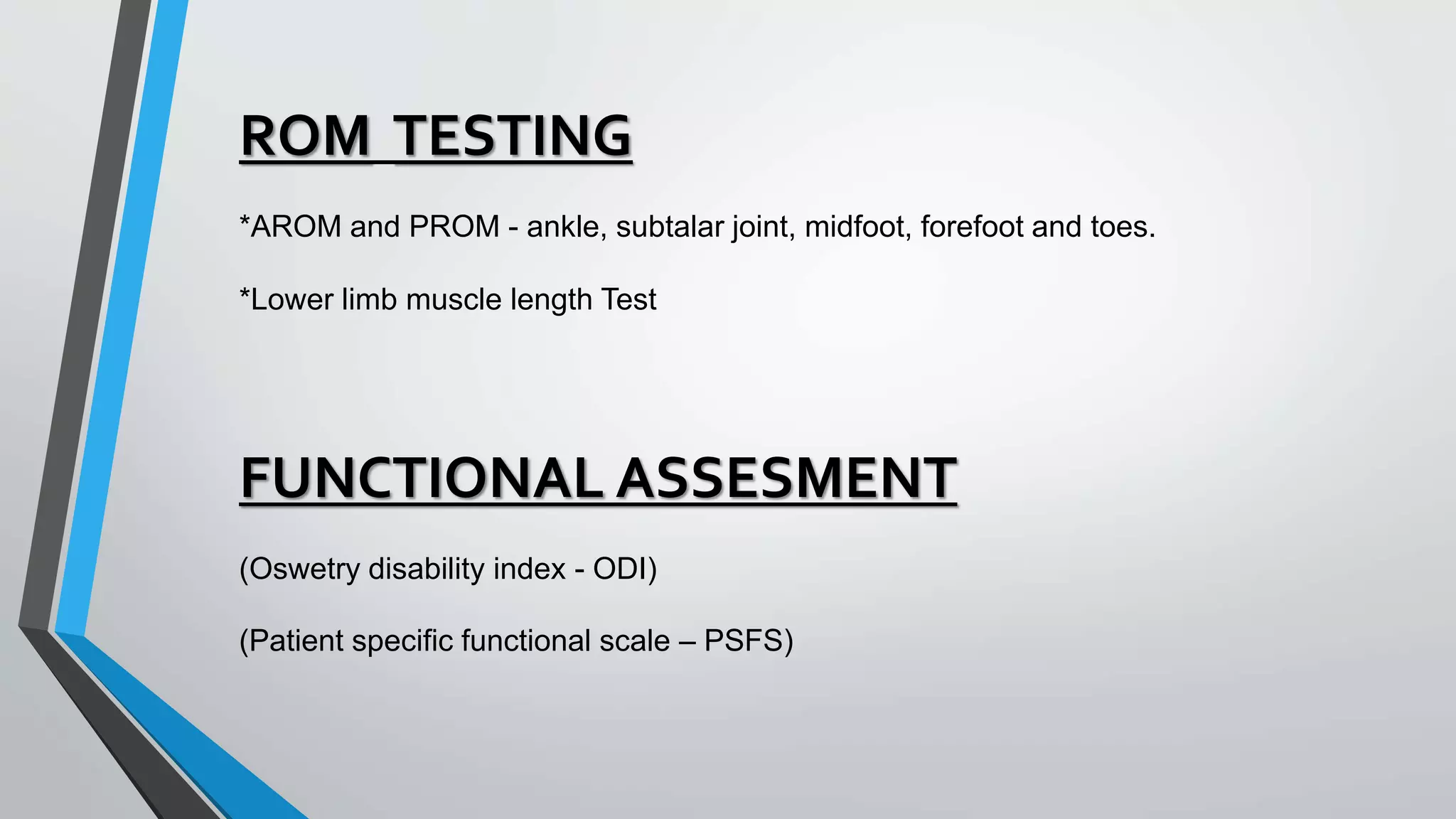 Pes planus / Flat Foot | PPTX