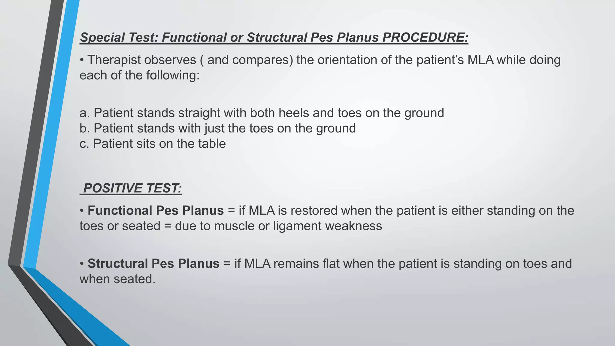 Pes planus / Flat Foot | PPTX