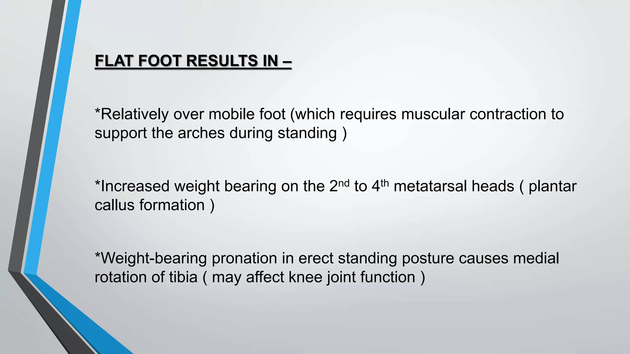 Pes planus / Flat Foot | PPTX
