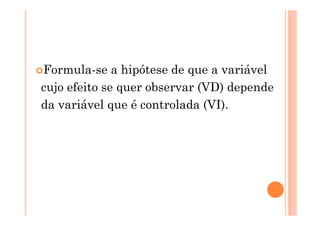 Pesquisa Experimental | PDF