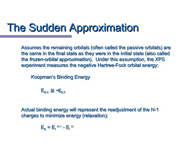 Photo Electron Spectroscopy | PPT | Chemistry | Science