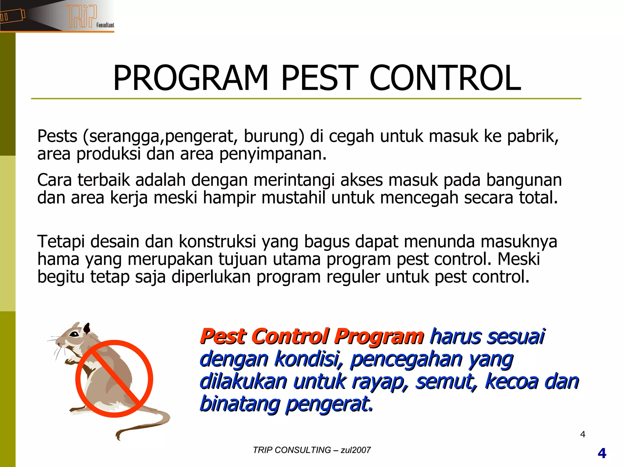 Pest Control Program | PPT