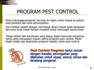 Pest Control Program | PPT