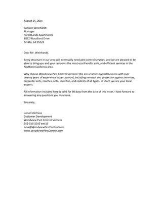 Pest control-services-proposal | PDF