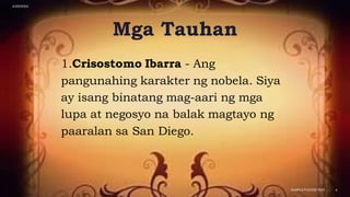 Kabanata 34 - Ang Pananghalian presented by | PDF
