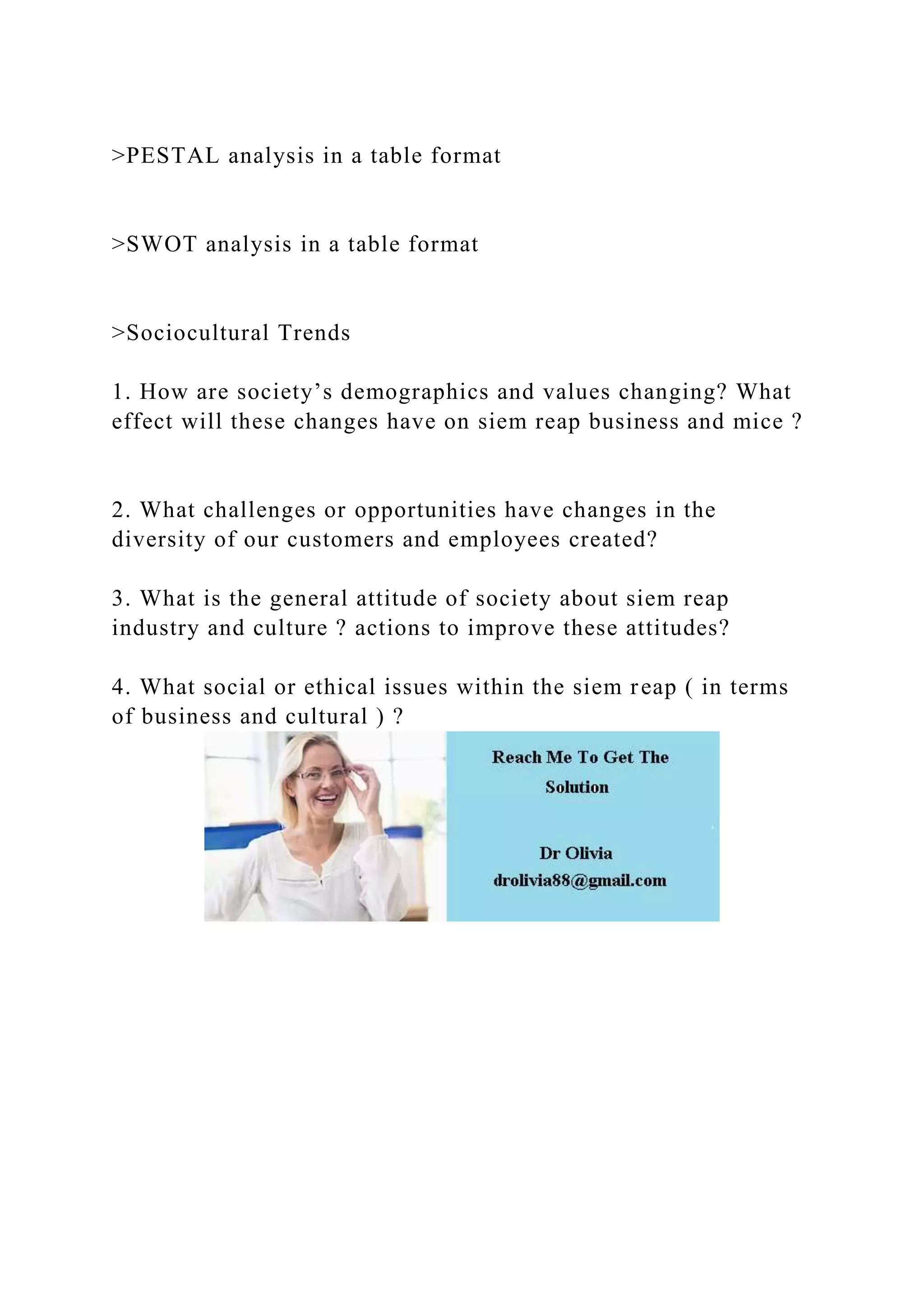 PESTAL analysis in a table formatSWOT analysis in a table fo.docx