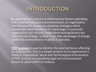 Pest analysis | PPTX