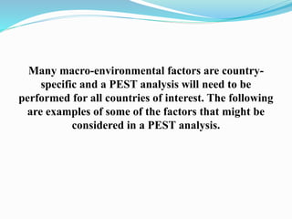 Pest analysis | PPTX