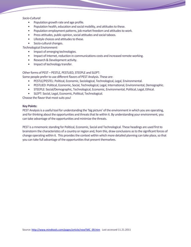 Pest analysis | PDF