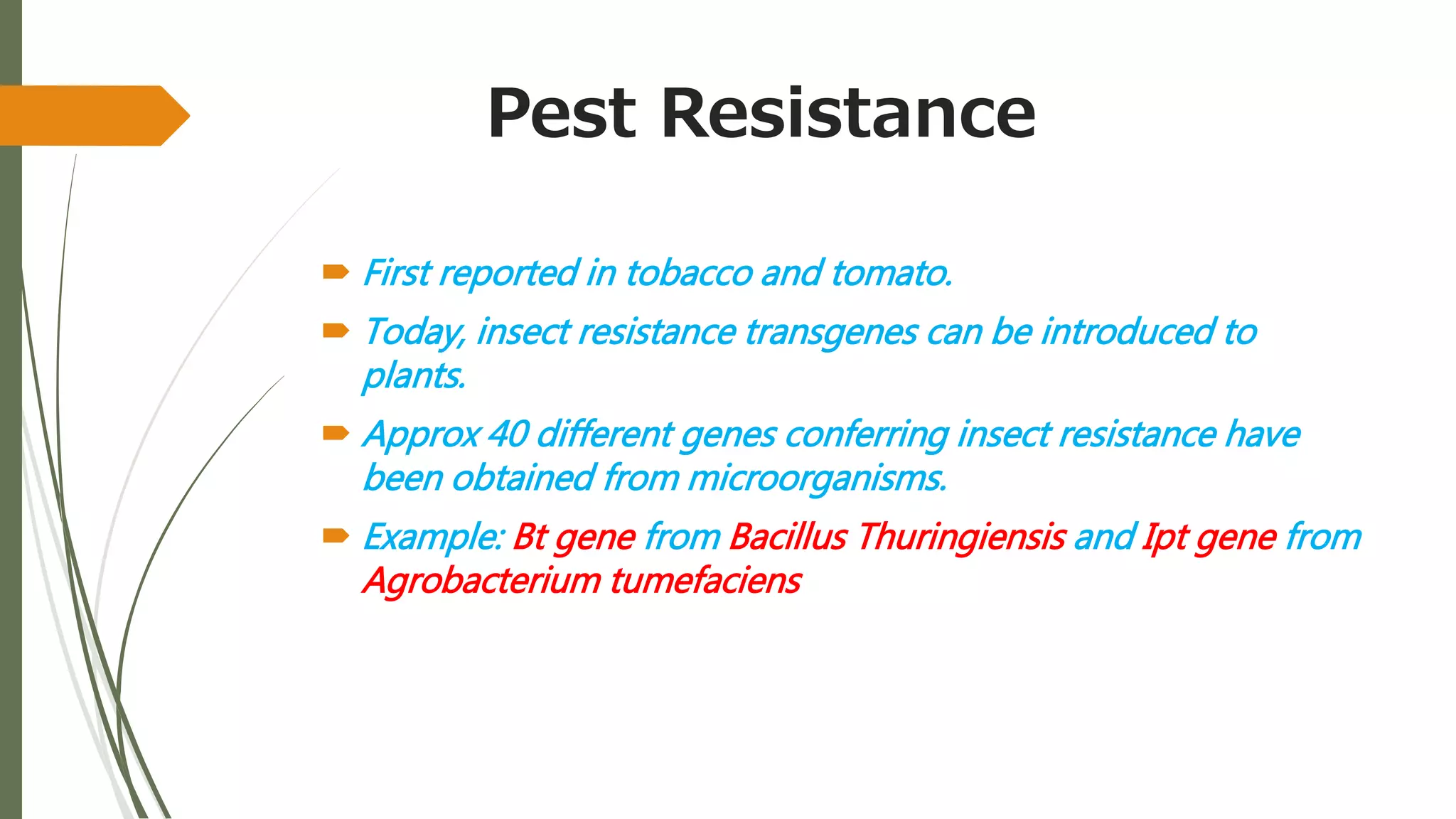 Pest and herbicide resistance | PPTX