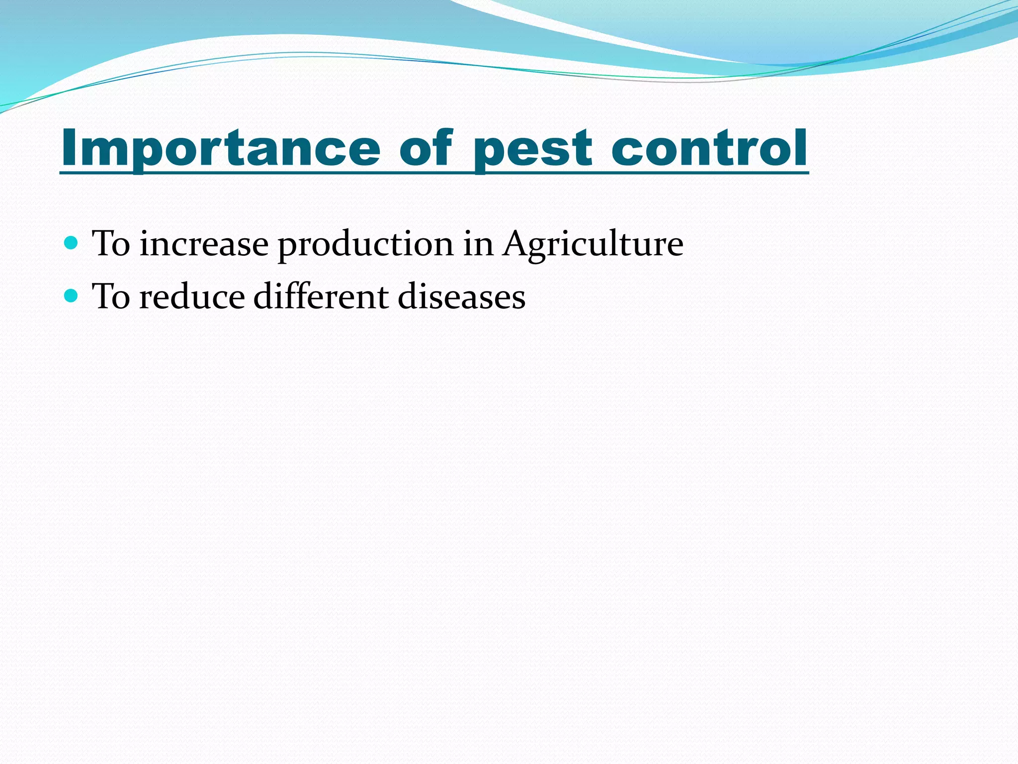 Pest and their control procedures | PPTX