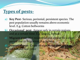 Pest and their control procedures | PPTX