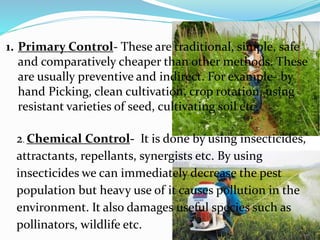 Pest and their control procedures | PPTX